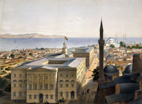 Turkey: Istanbul, 1852. /Nview Of Istanbul (Constantinople) Showing The ...