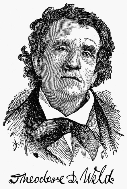 Theodore D.Weld (1803-1895). /Namerican Abolitionist. Poster Print by ...