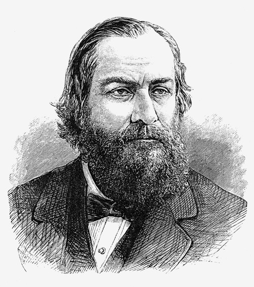 Joseph Leidy (1823-1891). /Namerican Zoologist. Wood Engraving ...