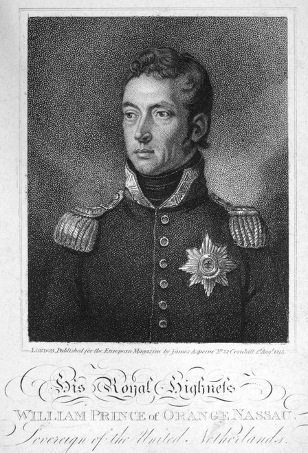 William I Of Netherlands /N(1772-1843). King Of The Netherlands, 1815 ...