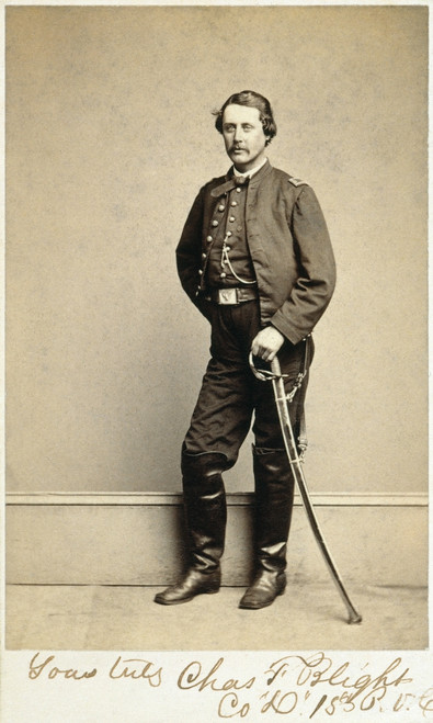 Union Soldier, 1860S. /Na Union Soldier. Original Carte-De-Visite ...