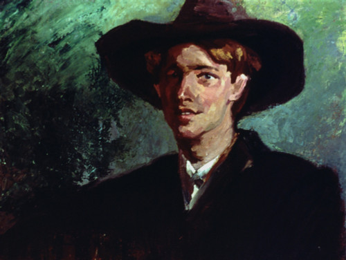 Rupert Chawner Brooke /N(1887-1915). English Poet. Oil On Canvas, 1911 ...