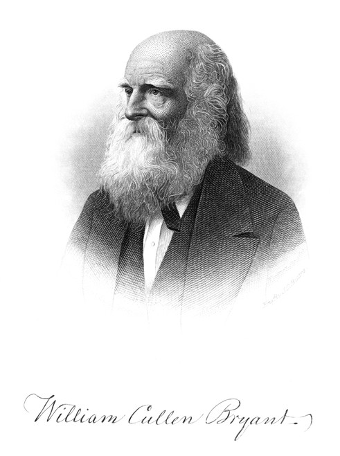 William Cullen Bryant /N(1794-1878). American Poet And Editor. Line And ...