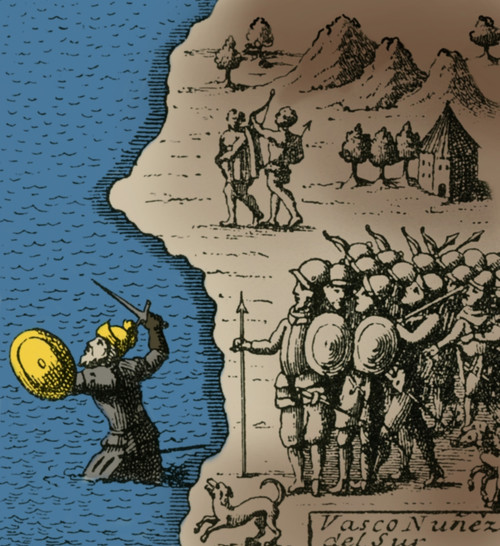 Vasco Nunez de Balboa, Spanish Conquistador Poster Print by Science ...