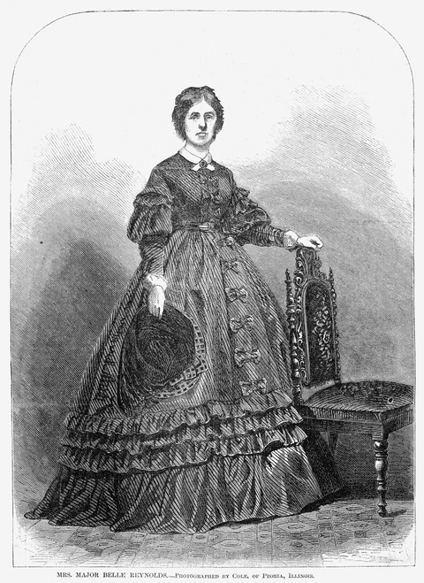 Belle Reynolds (1840-?). /Namerican Army Nurse. Wood Engraving, 1862 ...