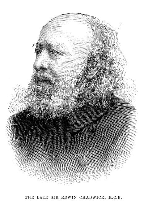 Sir Edwin Chadwick /N(1800-1890). English Sanitary Reformer. Line ...