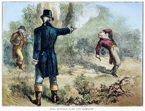 Hamilton-Burr Duel, 1804. /Nthe Duel Fought Between Alexander Hamilton ...