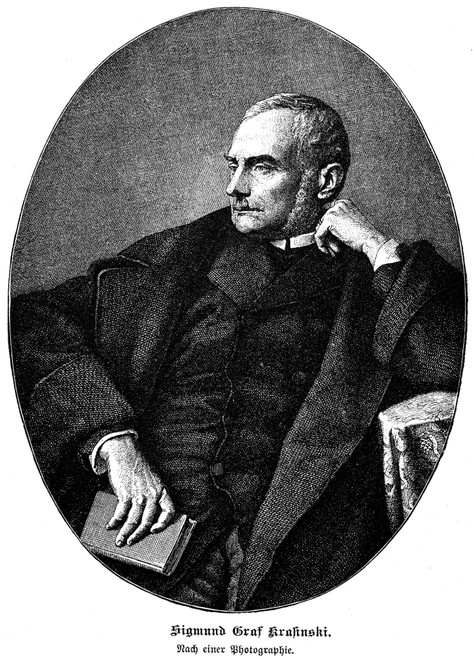 Count Zygmunt Krasinski /N(1812-1859). Polish Poet. Line Engraving ...