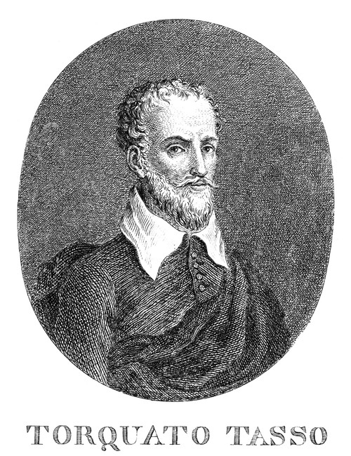 Torquato Tasso (1544-1595). /Nitalian Poet: Engraving, 19Th Century ...