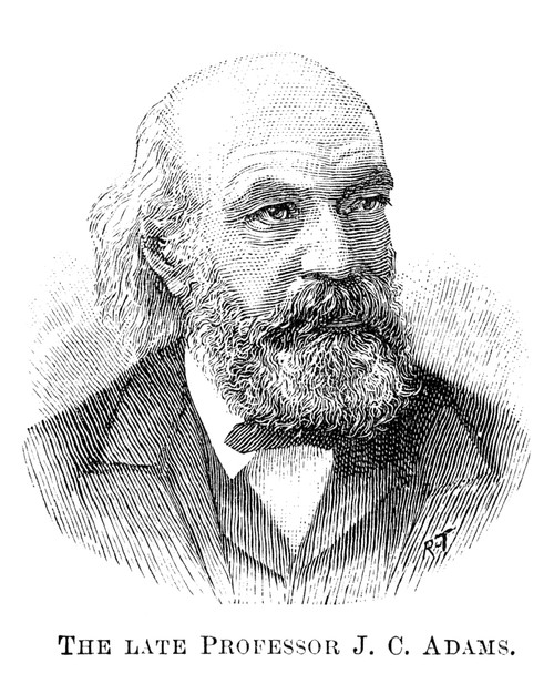 John Couch Adams (1819-1892). /Nenglish Astronomer. Line Engraving ...