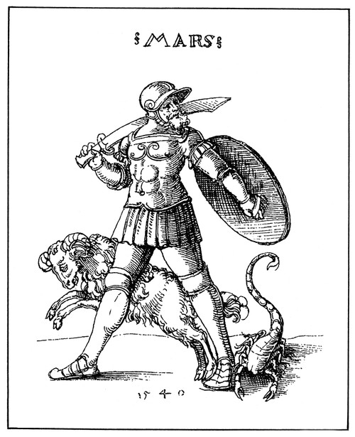 Mars, 1540. /Nroman God Of War And Personification Of The Planet Mars ...