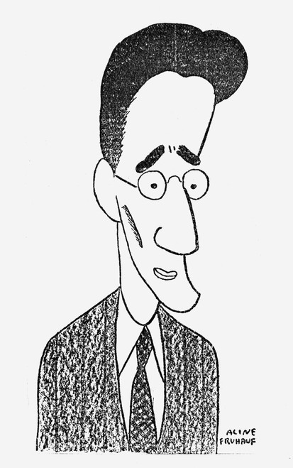 George Simon Kaufman /N(1889-1961). American Playwright. Caricature ...
