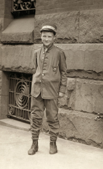 Telegraph Messenger, 1910. /Na 14-Year-Old Telegraph Messenger In ...