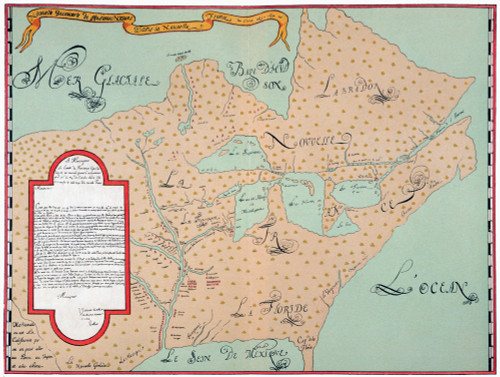 Jolliet: North America 1674. /Nlouis Jolliet'S Map Of North America ...