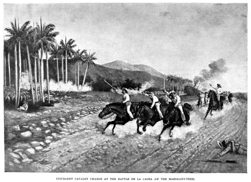 Cuba: Revolution, 1895-1897. /Nan Insurgent Cavalry Charge At The ...