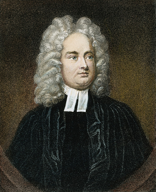 Jonathan Swift (1667-1745). /Nenglish Churchman And Writer. Stipple ...