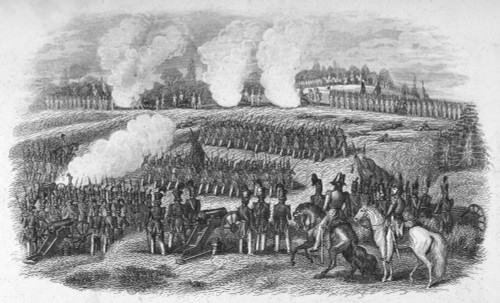 Battle Of Chapultepec. /Nu.S. Fighting Outside The Palace Of ...