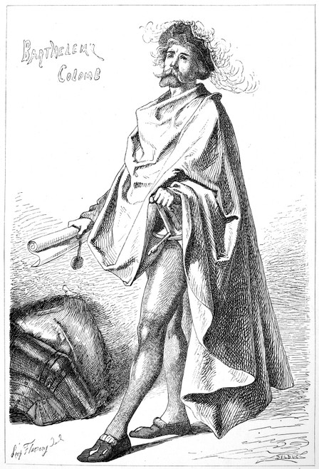 Bartholomew Columbus /N(C1445-C1514). Italian Sea Captain In Spanish ...