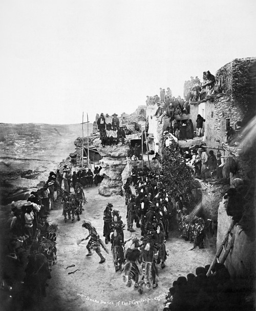 Hopi Snake Dance, 1889. /Nhopi Snake Dance Ceremony At Walpi Pueblo ...