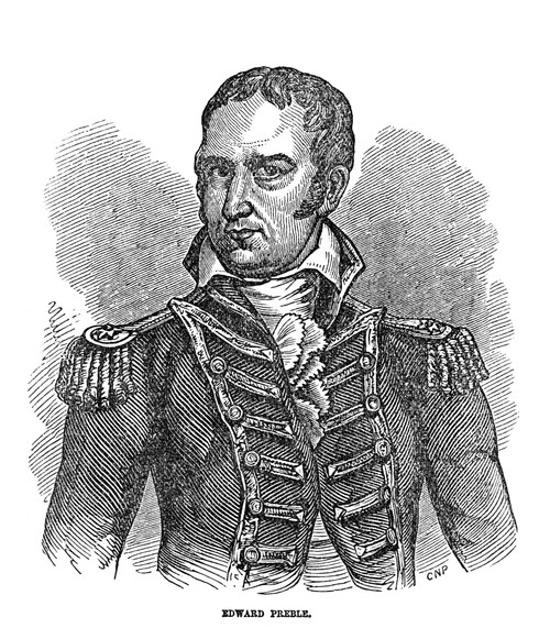 Edward Preble (1761-1807). /Namerican Naval Officer. Wood Engraving ...