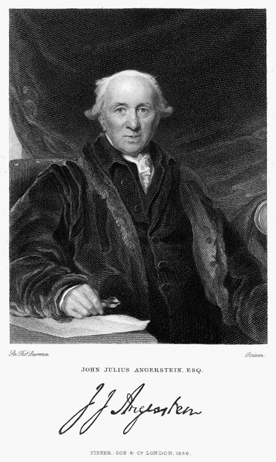 John Julius Angerstein /N(1735-1823). English Merchant. Line And ...
