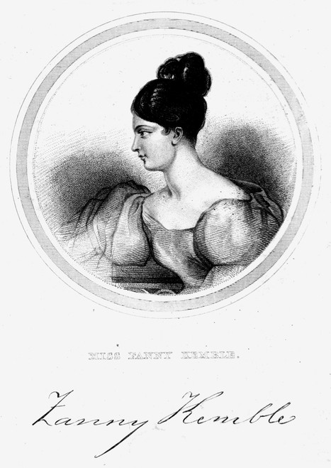 Frances Anne Kemble /N(1809-1893). 'Fanny.' English Actress. Line ...