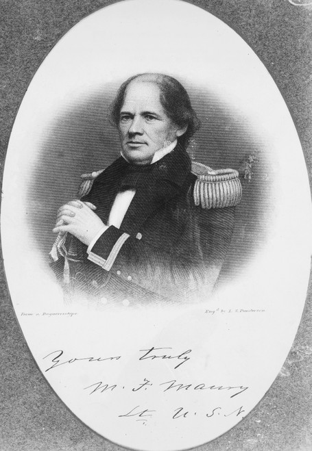 Matthew Fontaine Maury /N(1806-1873). American Naval Officer And ...