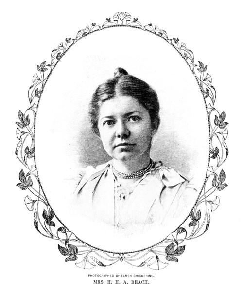 Amy Marcy Beach (1867-1944). /Nn_E Cheney. American Pianist, Composer ...