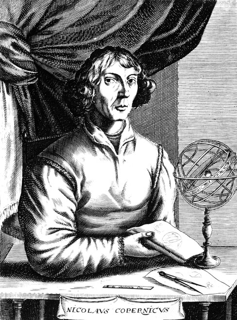 Nicolaus Copernicus /N(1473-1543). Polish Astronomer. Line Engraving ...
