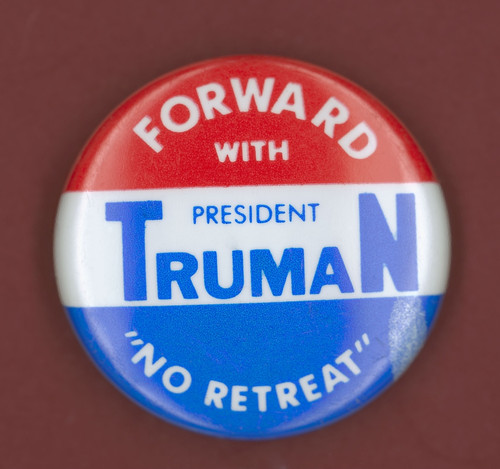 Truman Campaign Button. /Ndemocratic Presidential Campaign Button From ...