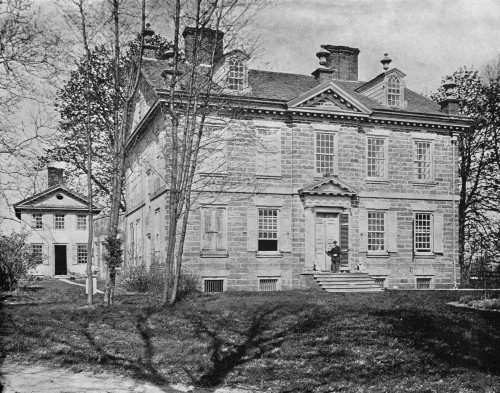 Pennsylvania: Mansion, C1890. Cliveden, The Benjamin Chew House In ...