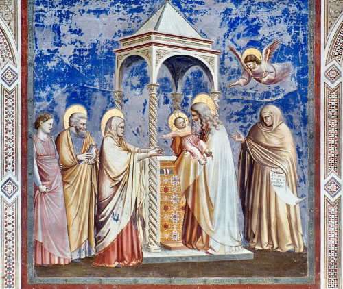 Christ At The Temple. /N'Presentation Of Christ At The Temple.' Fresco ...