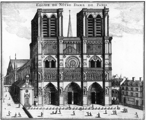 Paris: Notre Dame, 1600S. /Nthe Cathedral Of Notre Dame On Ile De La ...