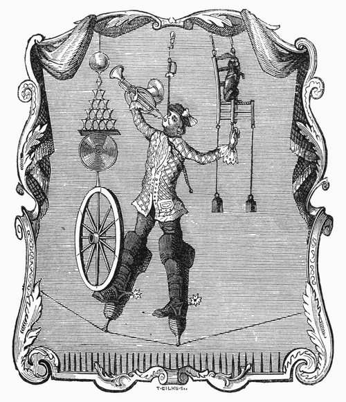Acrobat, C1750. /Nan English Acrobat Of The 18Th Century. Line ...