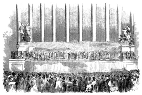 Buchanan Inauguration. /Nthe Inauguration Of James Buchanan As The 15Th ...