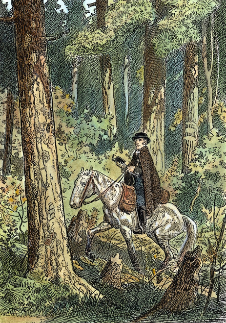 American Circuit Preacher. /Na Circuit-Riding Preacher In Early America ...