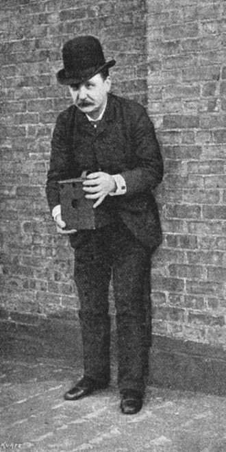 Detective Camera, 1889. /Noperating A Detective Camera. Photogravure ...