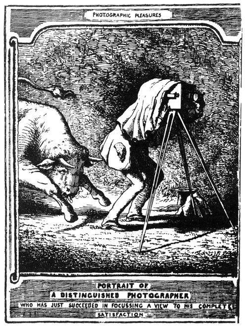 Photographer: Cartoon. /Nenglish Cartoon By Cuthbert Bede, 1855. Poster ...