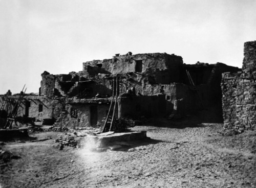 Hopi Village, 1903. /Na View Of The Hopi Village Of Walpi In ...