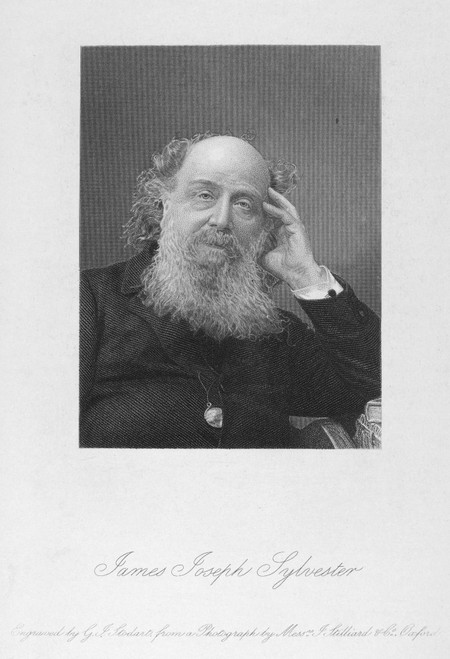 James J. Sylvester (1814-1897). /Nenglish Mathematician. Stipple ...