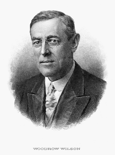 Woodrow Wilson (1856-1924). /N28Th President Of The United States ...
