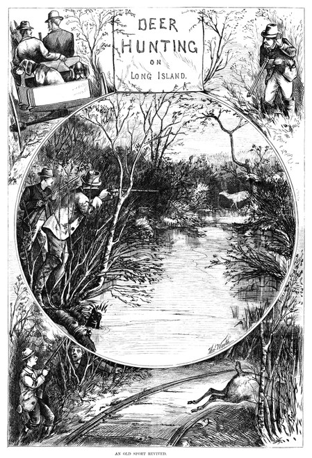 Long Island: Deer Hunting. /N'An Old Sport Revived.' Deer Hunters In ...