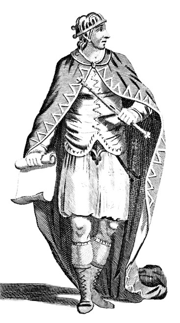 Edgar I (943-975). /Nknown As Edgar The Peaceful. King Of England, 959 ...