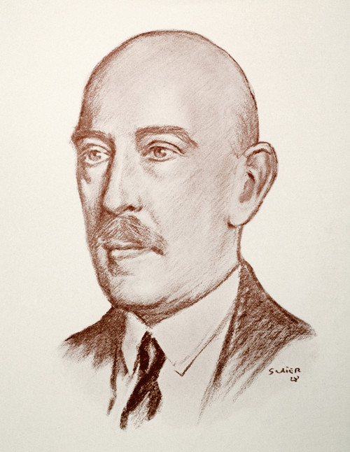 Maurice Baring (1874-1945). /Nenglish Writer. Drawing, 1928, By Frank E ...