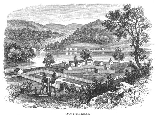 Fort Harmar, Ohio, 1790. /Nfort Harmar, At The Mouth Of The Muskingum ...