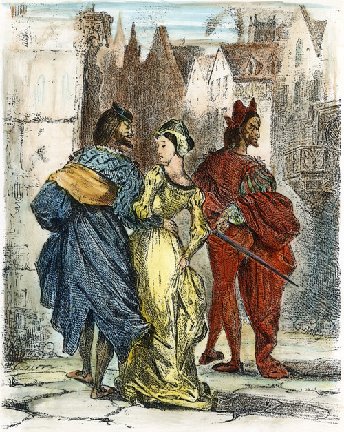 Faust: Mephistopheles, 1828. The Garden Scene From Johann Goethe'S ...