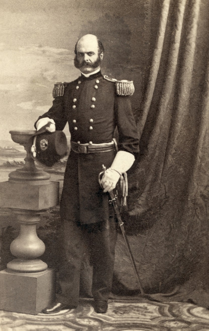 Ambrose E. Burnside /N(1824-1881). American Army Commander. Photograph ...
