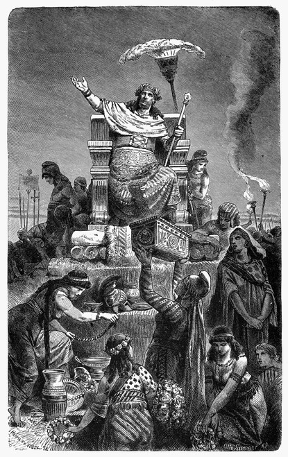 Croesus (D. 546 B.C.). /Nlast King Of Lydia. Croesus On His Funeral ...