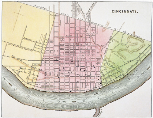 Cincinnati, Ohio, 1837. Poster Print by Granger Collection - Item ...
