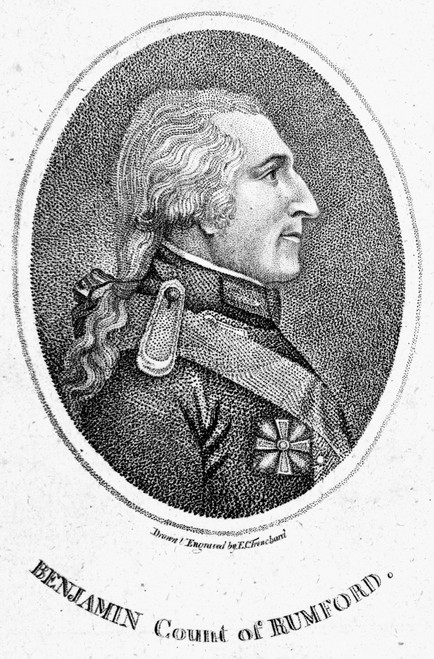 Benjamin Thompson /N(1753-1814). Count Rumford. American Physicist ...